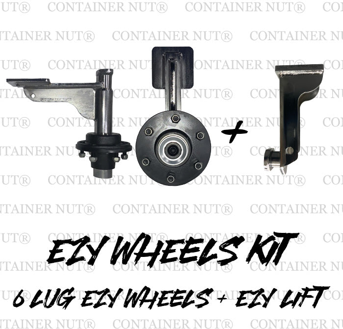 6 Lug EZY Wheels Kit with EZY Wheels + EZY Lift - Container Nut
