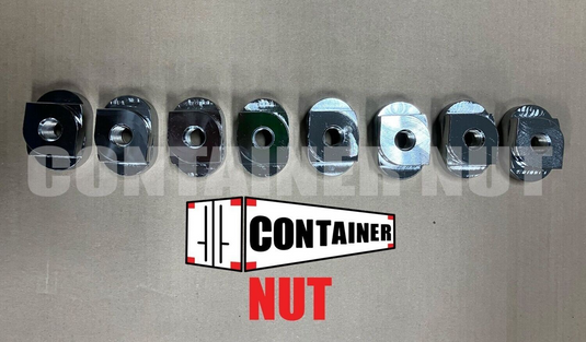2-Pack Twist Nuts Shipping Container Mounts - Container Nut