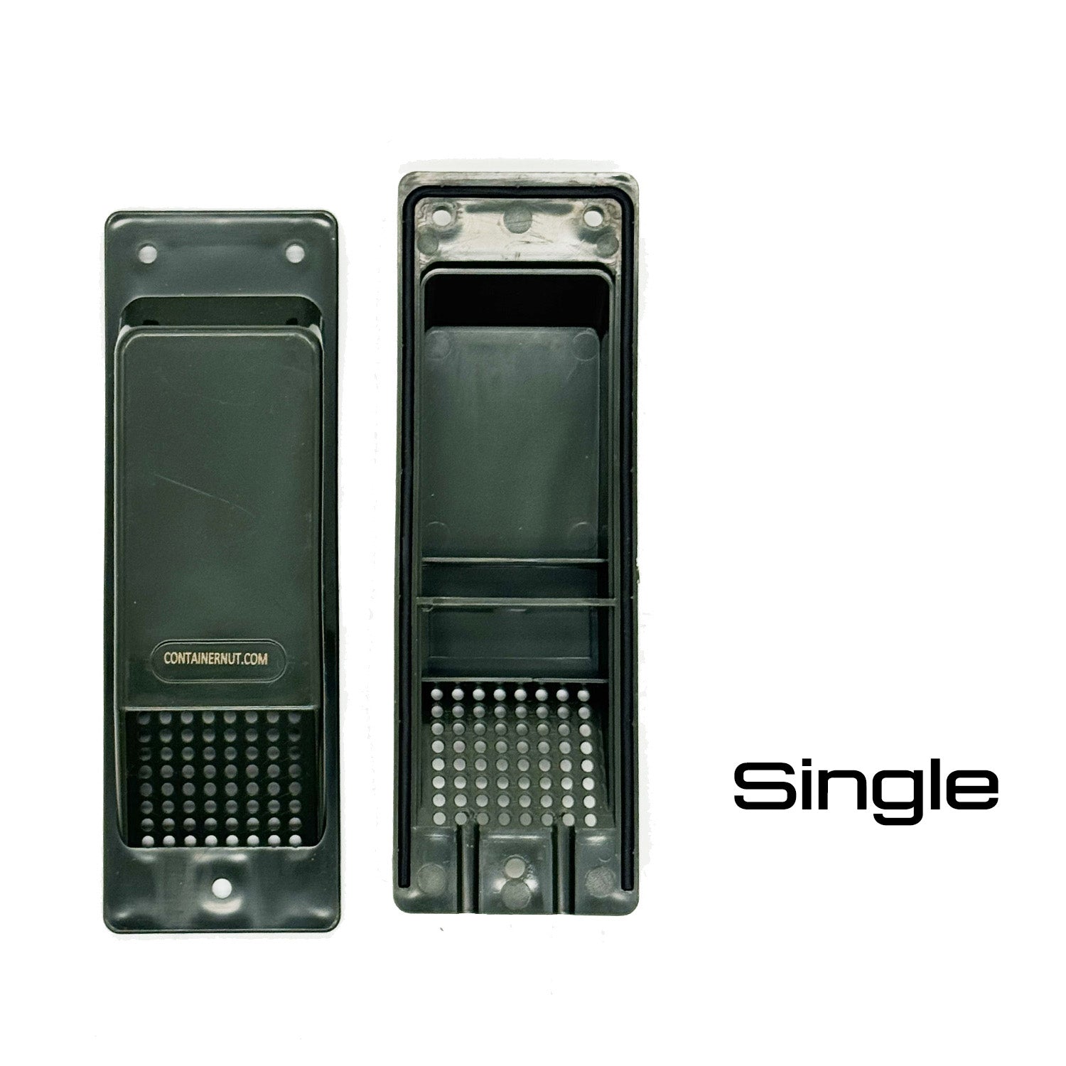 Single Green Storage Container Vent | Dark Hunter Green