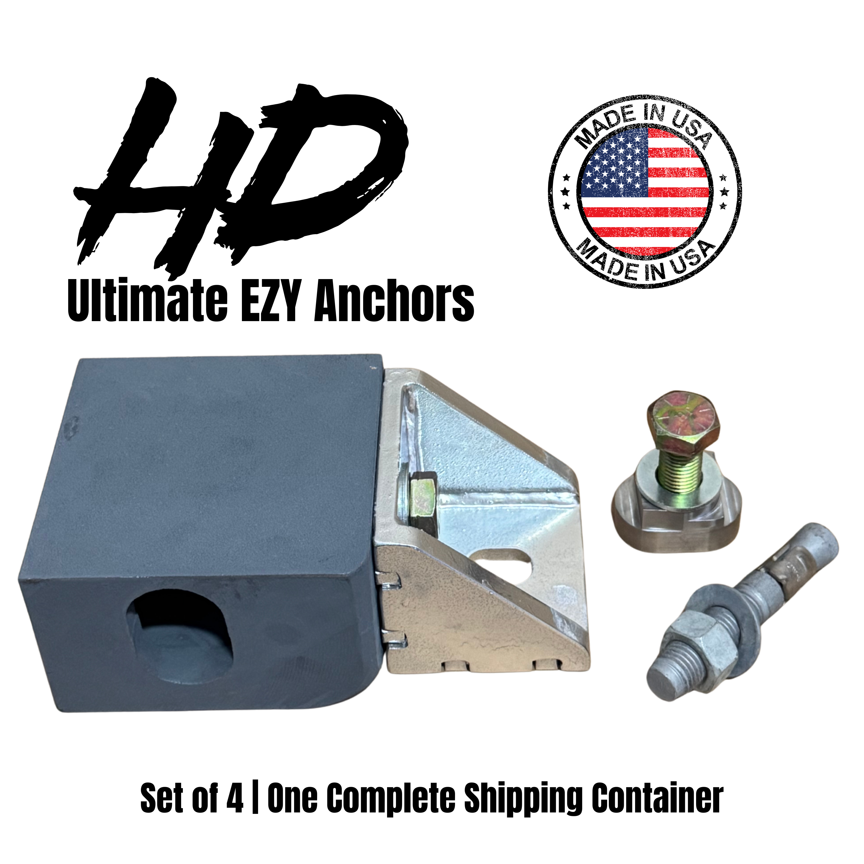 Ultimate HD EZY Anchor Kit | Set of 4 | Anchors One Container