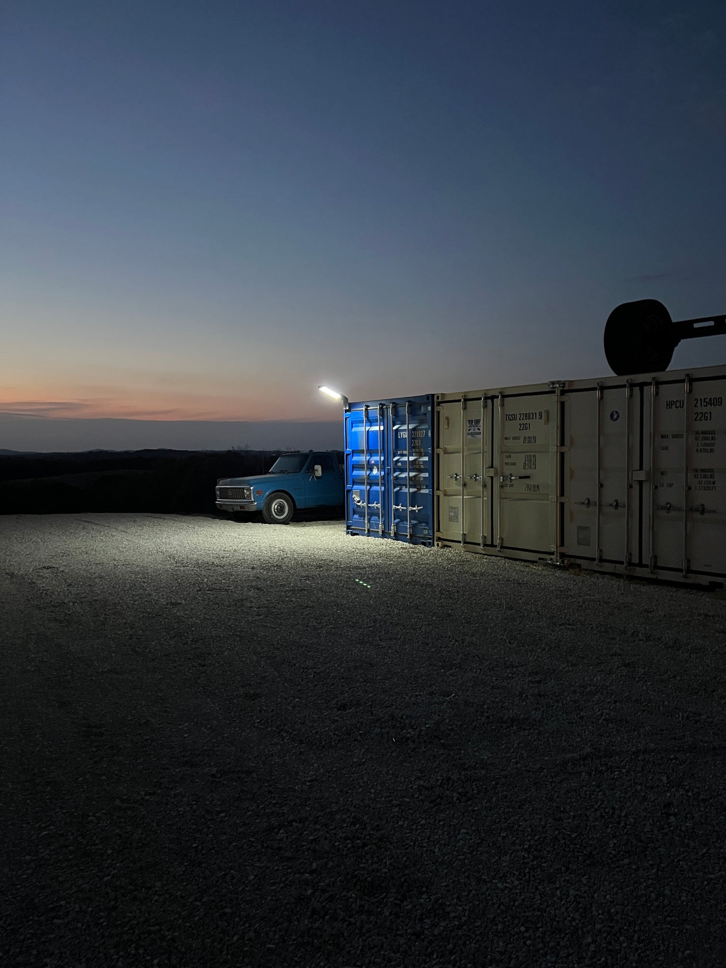 EZY Shipping Container Light Kit | Solar 500W Power