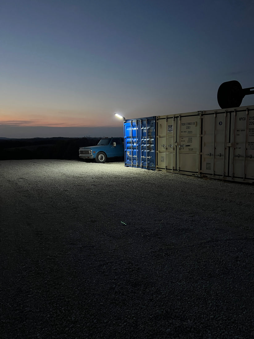 EZY Shipping Container Light Kit | Solar 500W Power