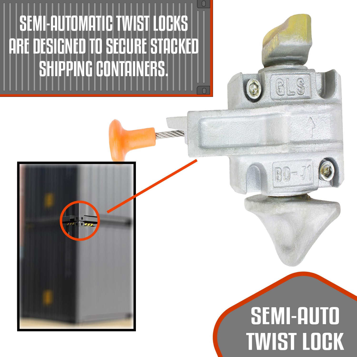 Semi Automatic Twist Lock | Single